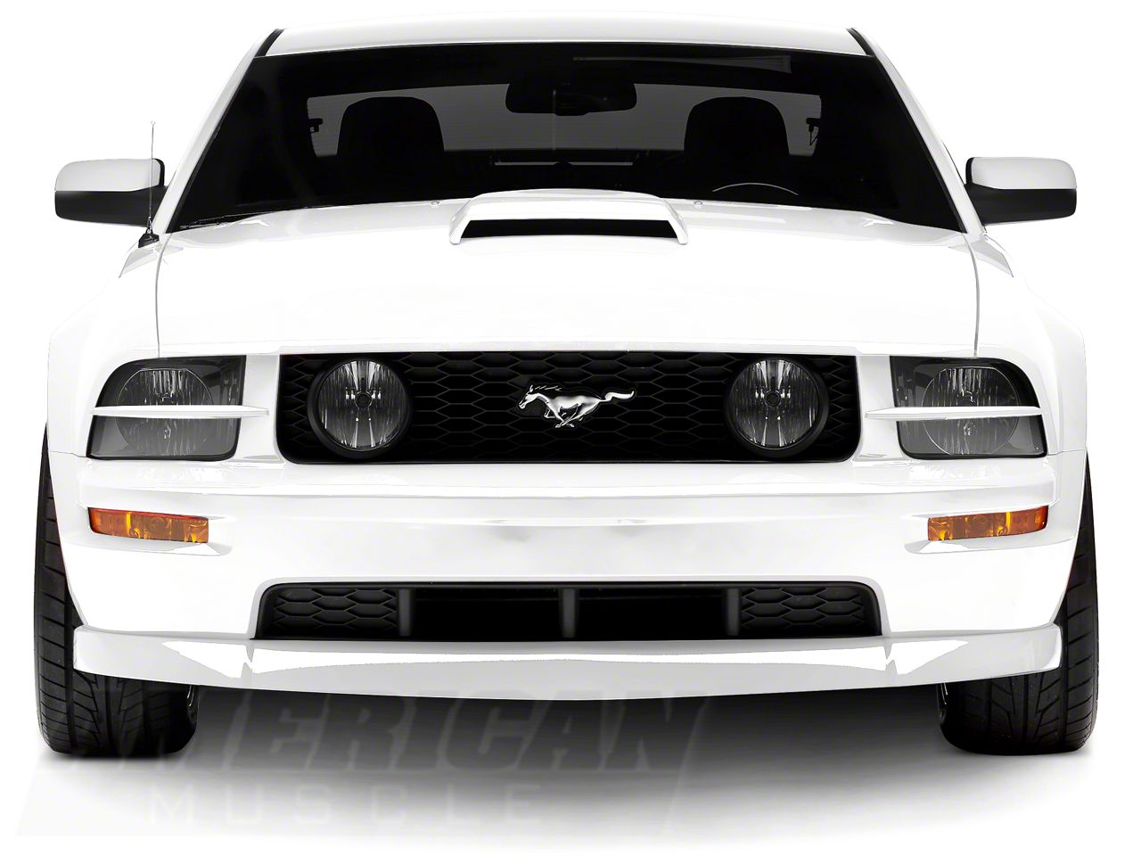 MMD Mustang Headlight Splitters; Unpainted 98600-00 (05-09 Mustang GT ...