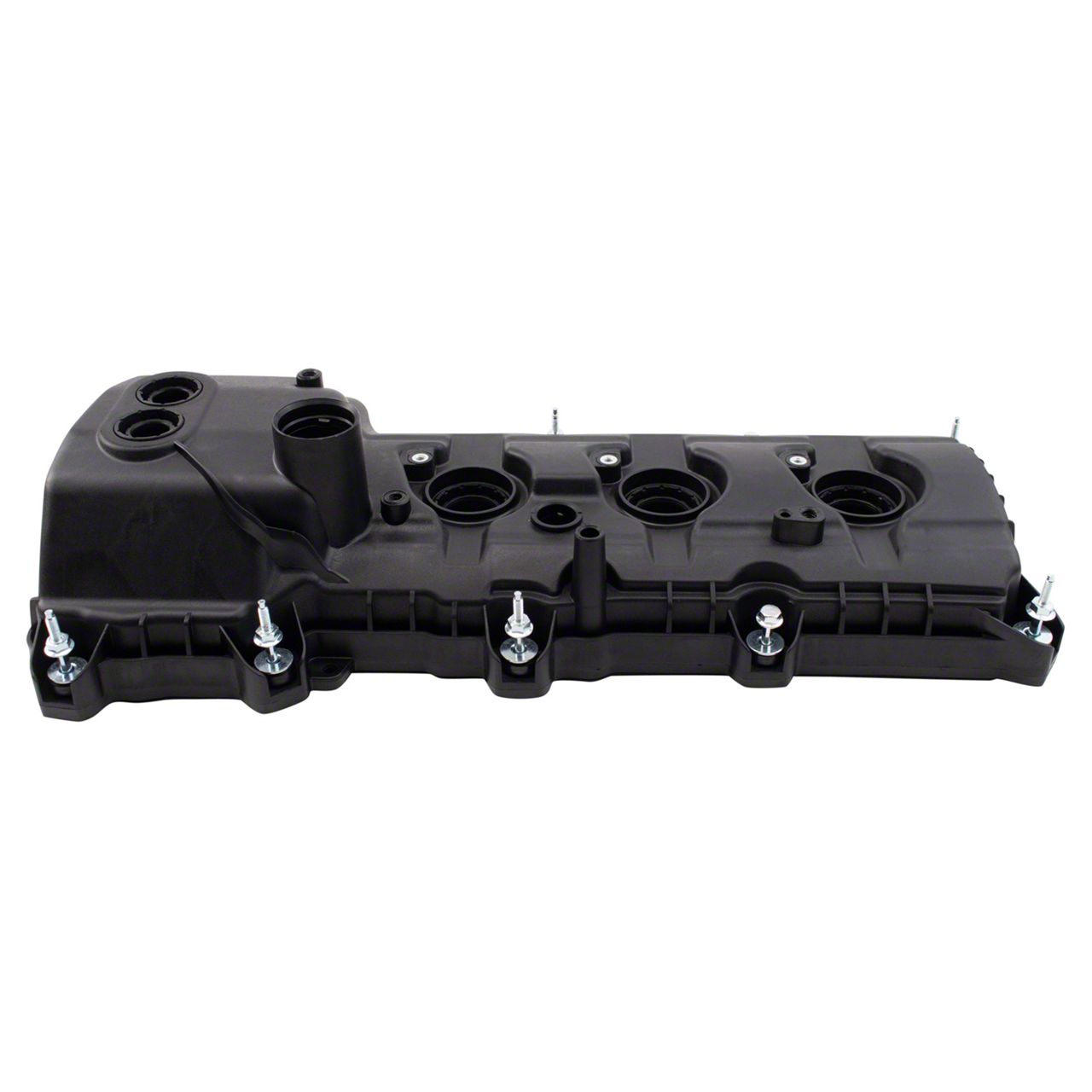 Mustang Valve Cover; Driver Side; Black (11-17 Mustang V6) - Free Shipping
