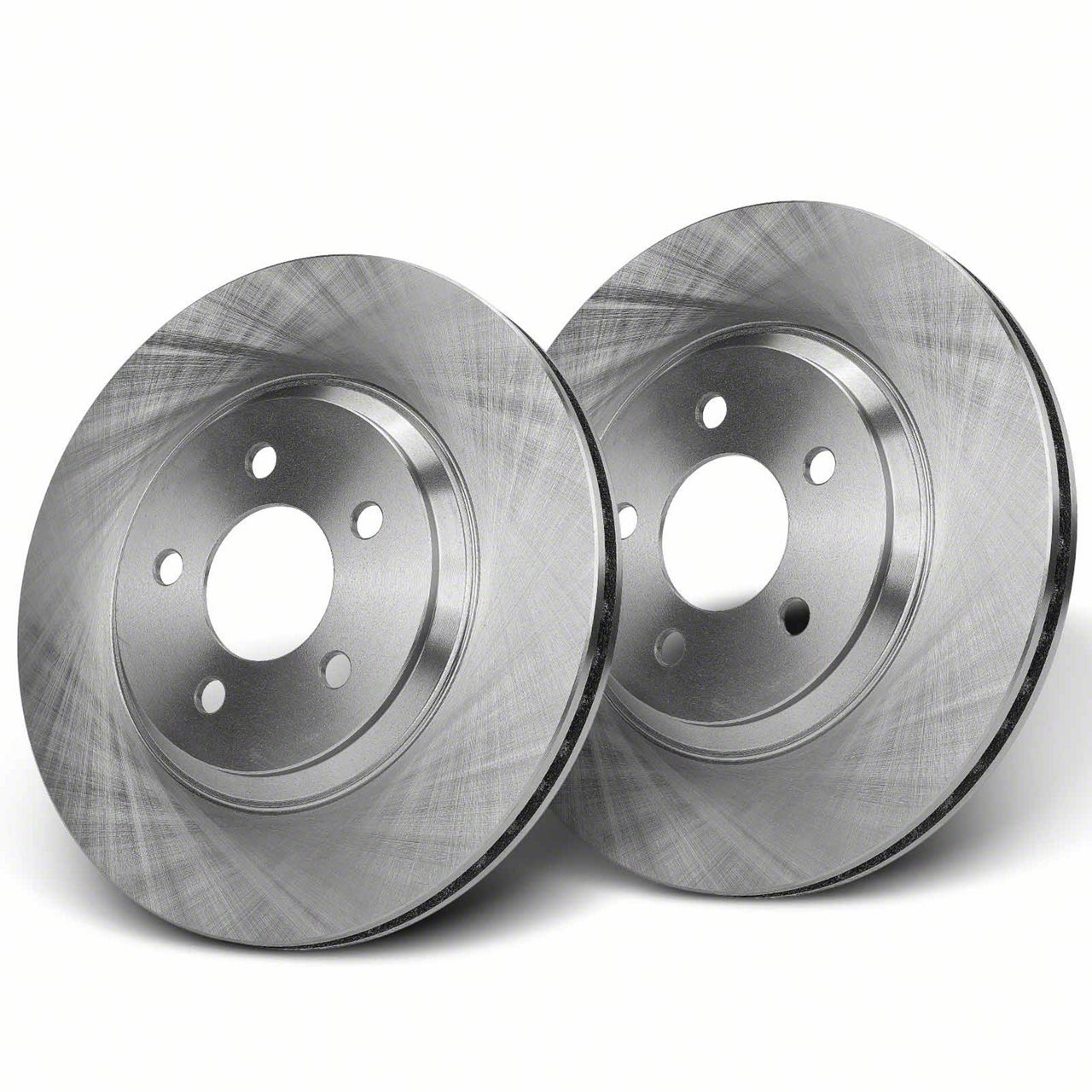 Mustang Vented Rotors; Front Pair (05-10 Mustang GT; 11-14 Mustang V6 ...