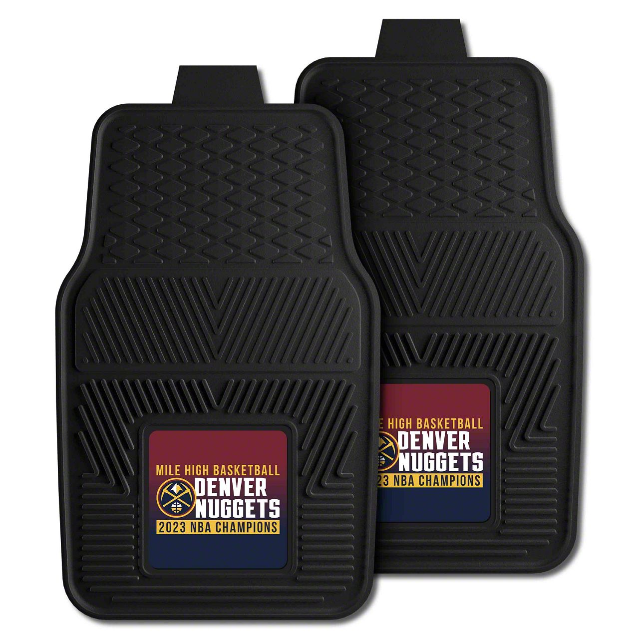 Mustang Vinyl Front Floor Mats with Denver Nuggets 2023 NBA Finals ...