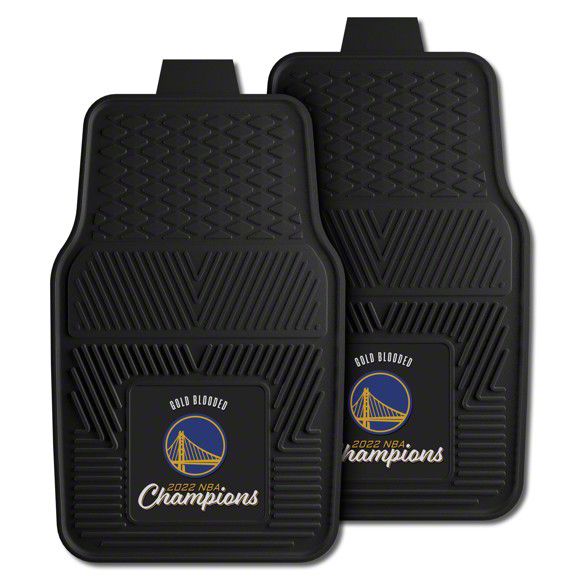 Mustang Vinyl Front Floor Mats with Golden State Warriors 2022 NBA ...