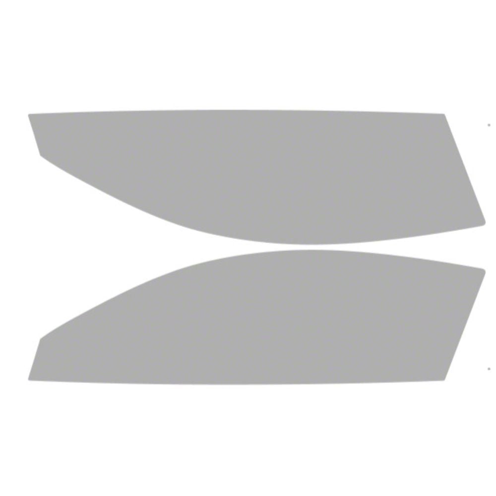 Mustang Window Tint Pre-Cut Kit; Front Roll-Ups; 25% Medium (15-23 ...