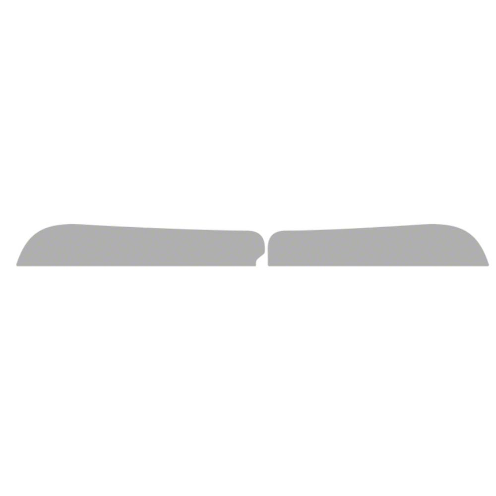 Mustang Window Tint Pre-Cut Kit; Windshield Eyebrow with 1 Camera; 25% ...