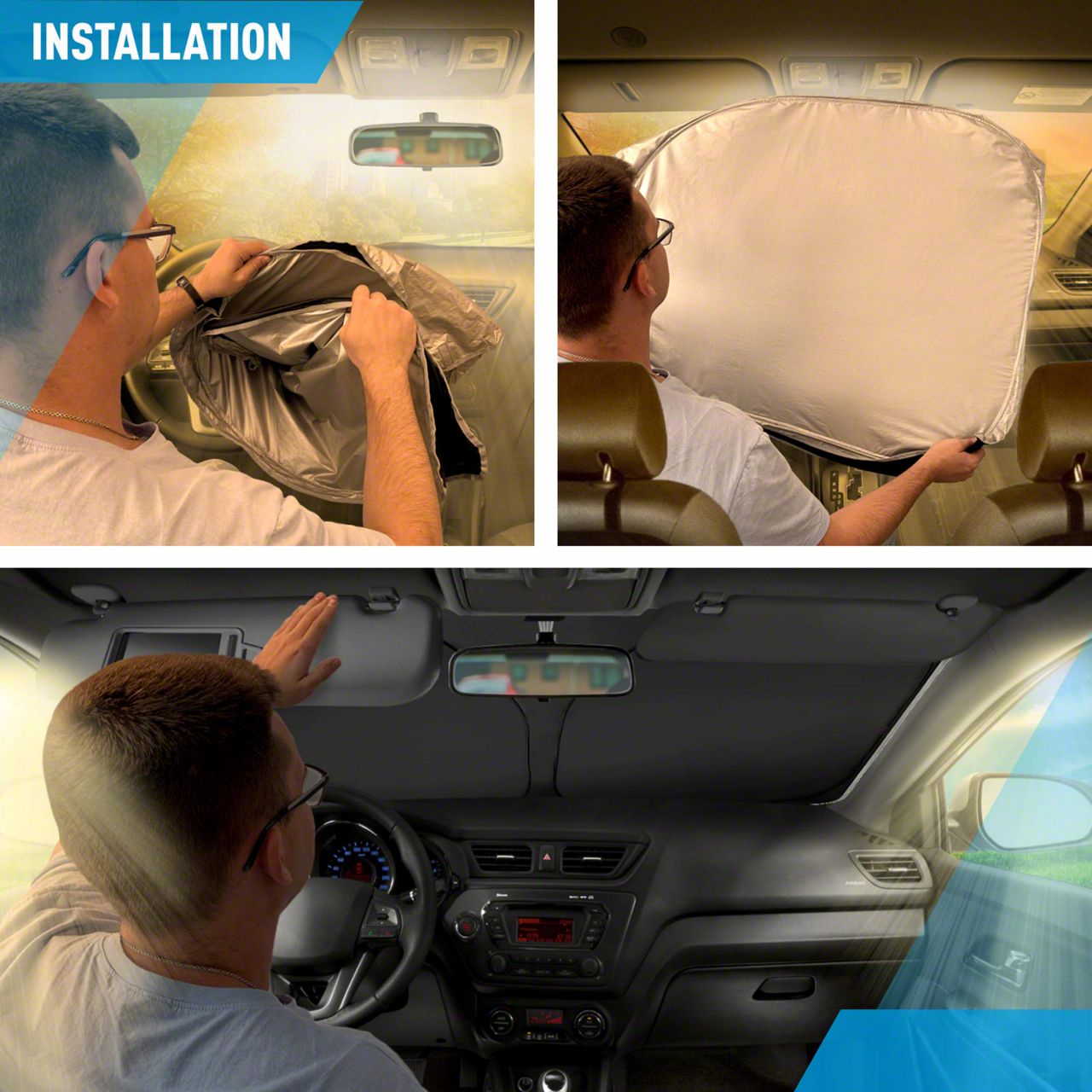 Mustang Windshield Sun Shade (15-23 Mustang) - Free Shipping