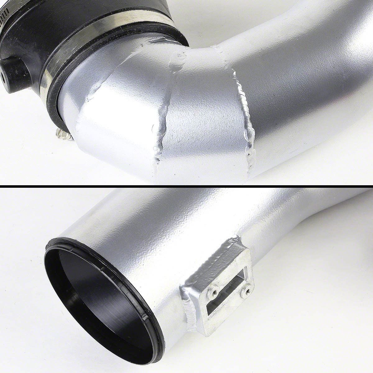 Mustang Aluminum Cold Air Intake with Red Filter and Heat Shield ...