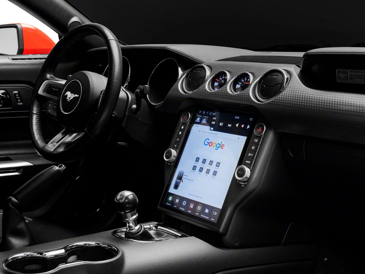 Navos Mustang Full Screen OE-Style Radio Upgrade with Navigation 415273 ...