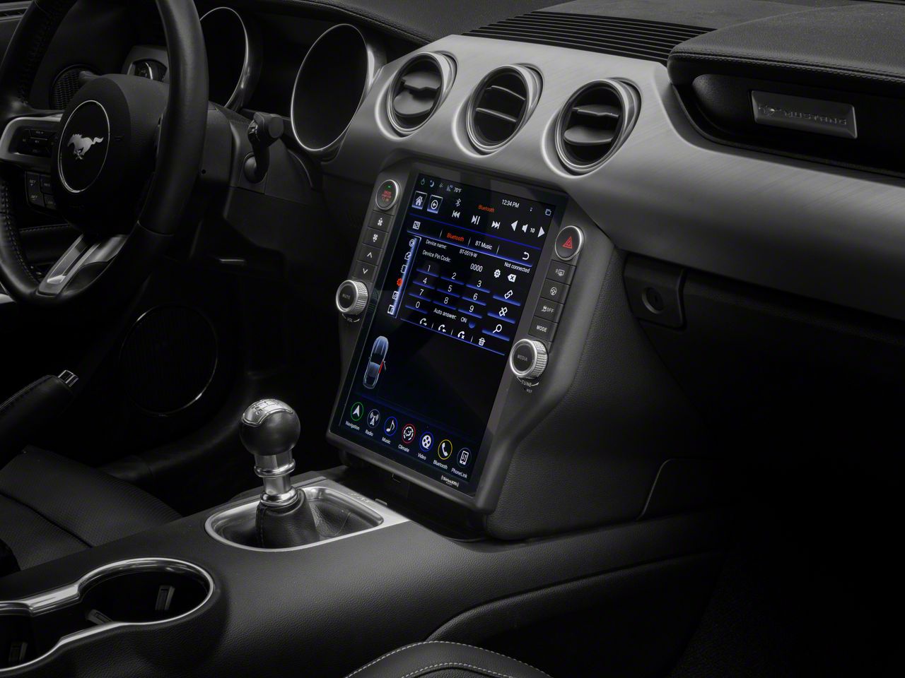 Navos Mustang Gen 5 12.10-Inch T-Style Radio TS-FDMU12-1RR-5S (15-23 ...