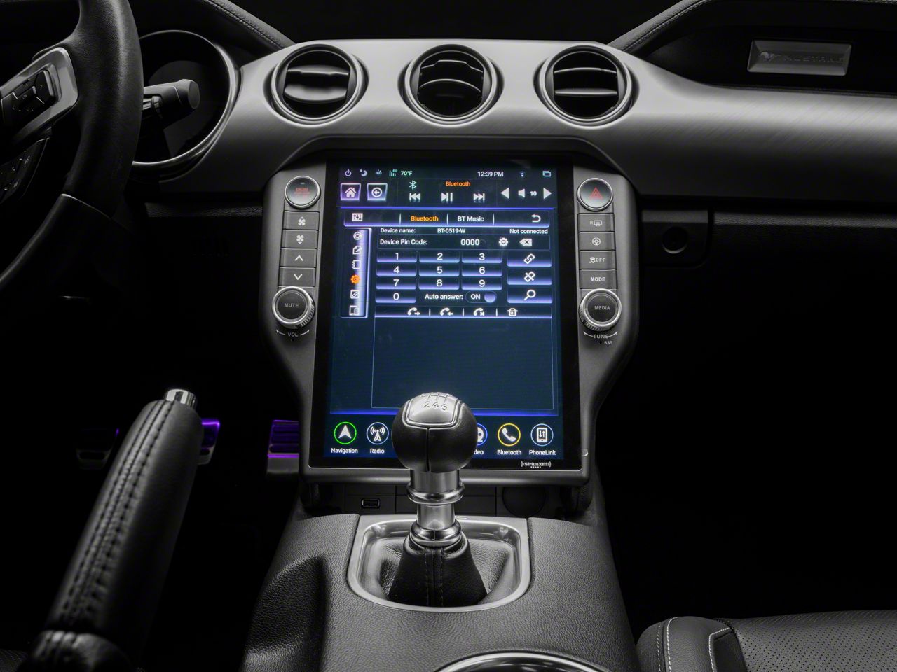 Navos Mustang Gen 5 12.10-Inch T-Style Radio TS-FDMU12-1RR-5S (15-23 ...