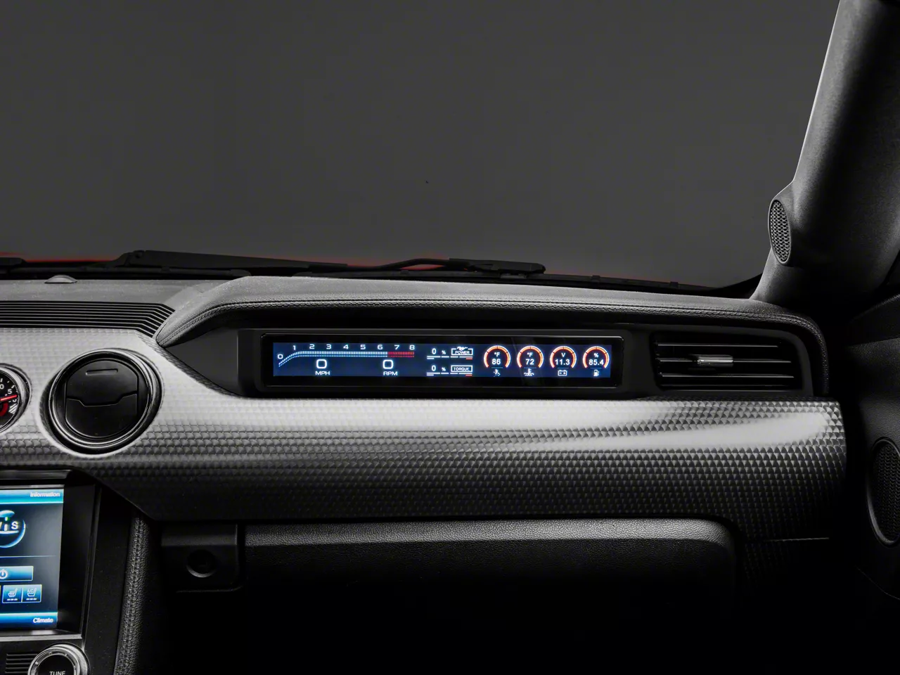 Navos Mustang LCD Gauge Panel Display; Passenger Side 415274 (15-23 ...