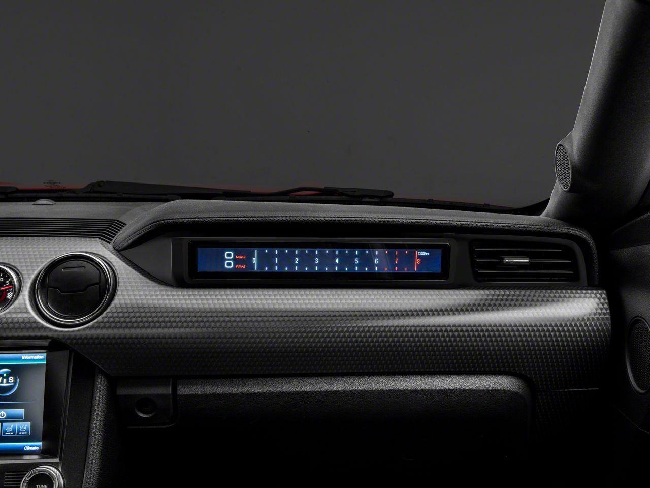 Navos Mustang LCD Gauge Panel Display; Passenger Side 415274 (15-23 ...