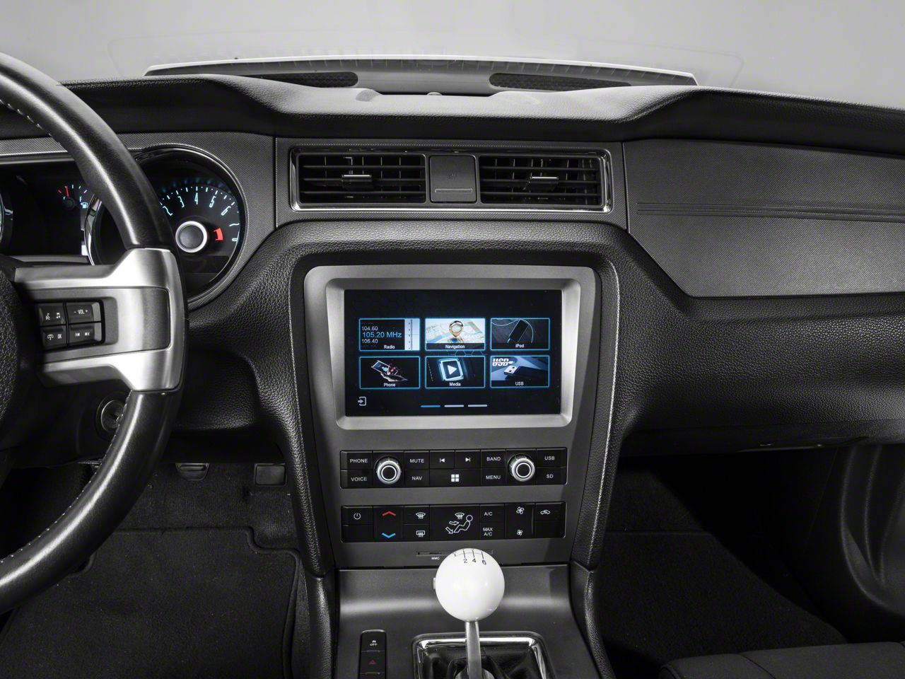 Navos Mustang OE-Style Touchscreen Navigation 406142 (10-14 Mustang ...