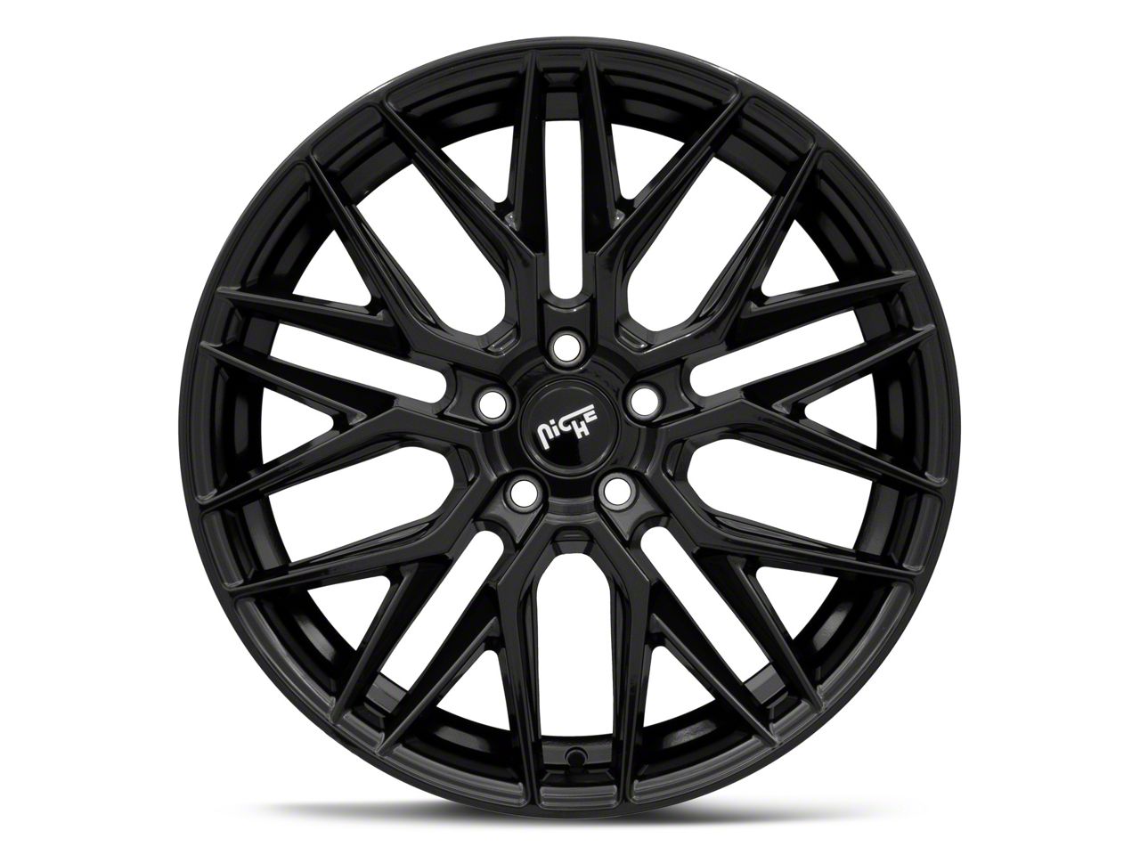 Niche Charger Gamma Gloss Black Wheel; 22x9; 15mm Offset M224229090+15 ...
