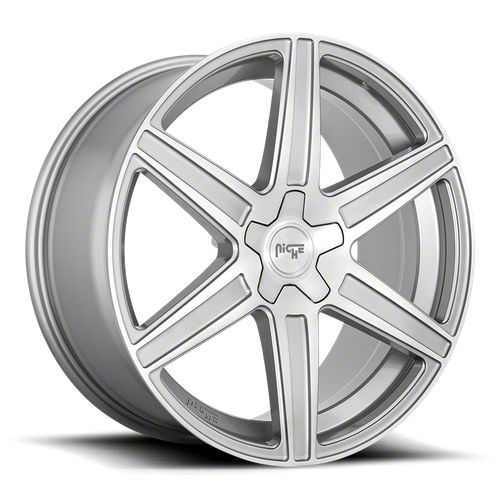 Niche Mustang Carina Anthracite and Brushed Tinted Clear Wheel; 20x9 ...