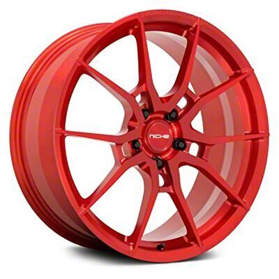 Niche Camaro Kanan Brushed Candy Red Wheel; 20x10; 25mm Offset ...