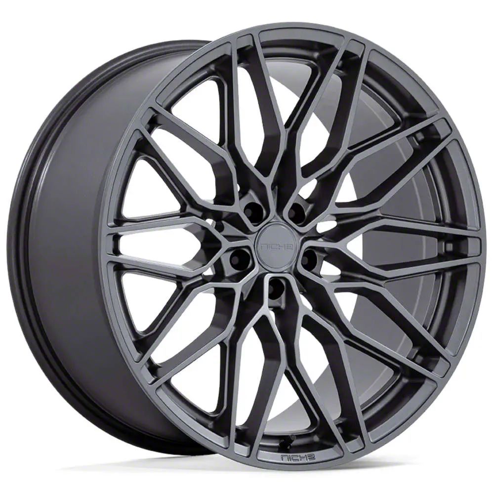 Niche Challenger Calabria 5 Matte Gunmetal Wheel; 22x9; 15mm Offset ...