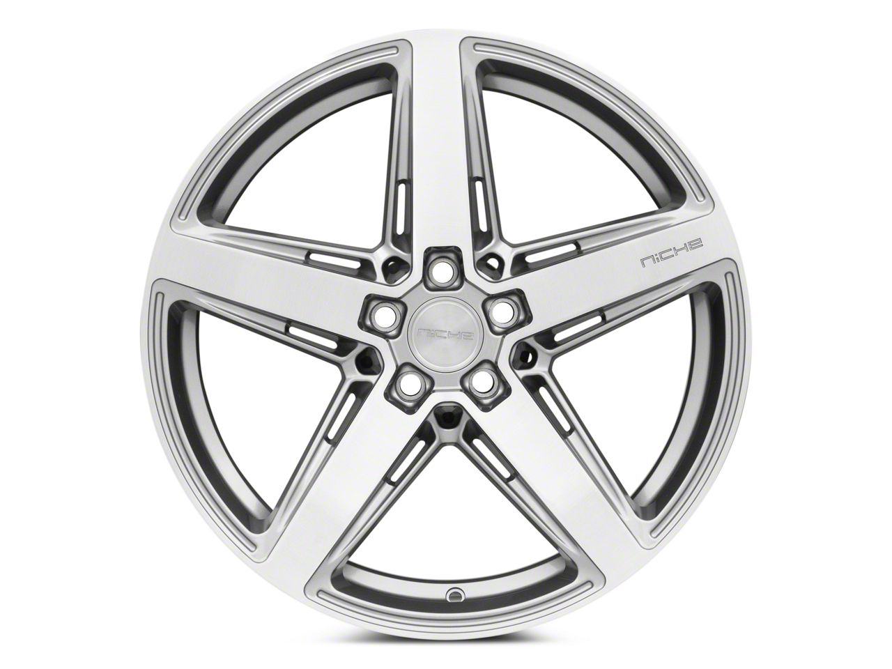Niche Challenger Teramo Anthracite Brushed Face Tint Clear Wheel; 20x9 ...