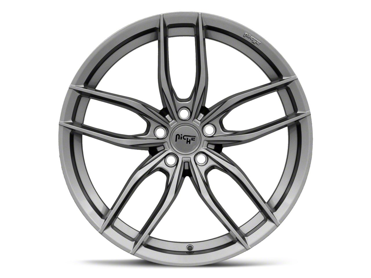 Niche Corvette Vosso Matte Anthracite Wheel; Rear Only; 20x11; 45mm ...