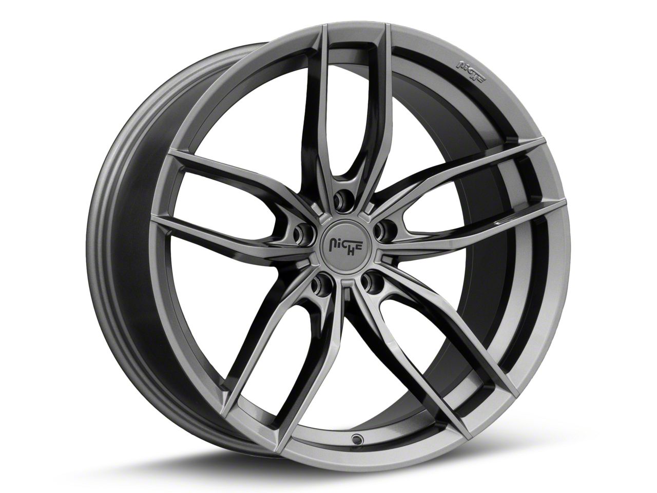 Niche Corvette Vosso Matte Anthracite Wheel; Rear Only; 20x11; 45mm ...