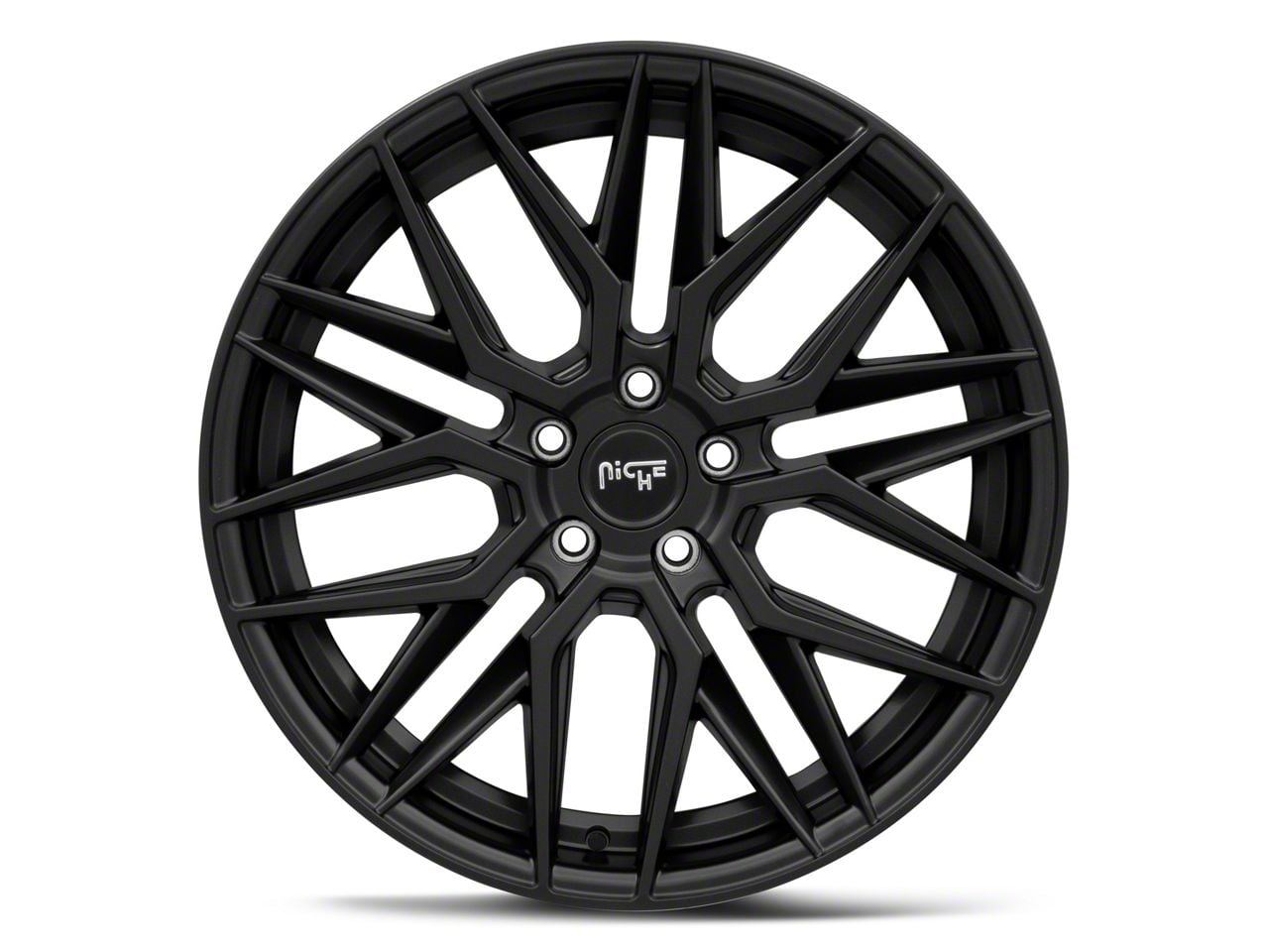Niche Mach-E Gamma Matte Black Wheel; 19x8.5; 40mm Offset M190198531+40 ...