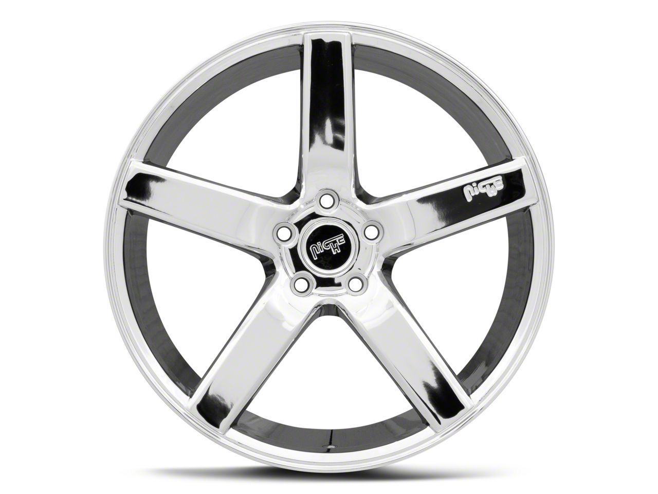 Niche Mustang Milan Chrome Wheel; 20x8.5; 35mm Offset M132208565+35 (15 ...