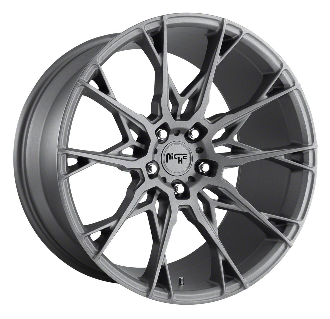Niche Mustang Staccato Matte Anthracite Wheel; 20x9; 35mm Offset ...