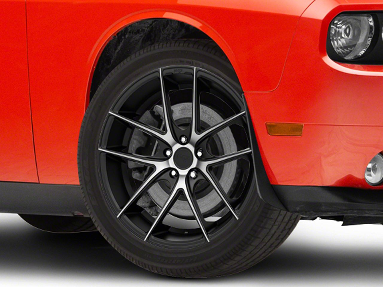 Niche Challenger Targa Black Machined Wheel; 22x9; 15mm Offset ...