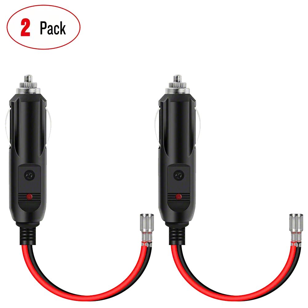 Mustang Cigarette Lighter Male Plug Extension Cable - Free Shipping