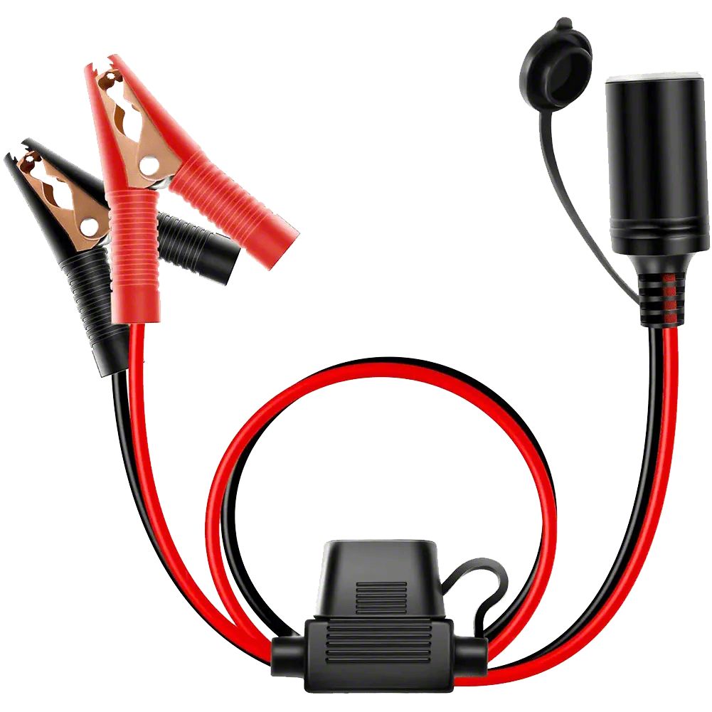 Mustang Clip-On and Female Cigarette Lighter Adapter Car Battery ...