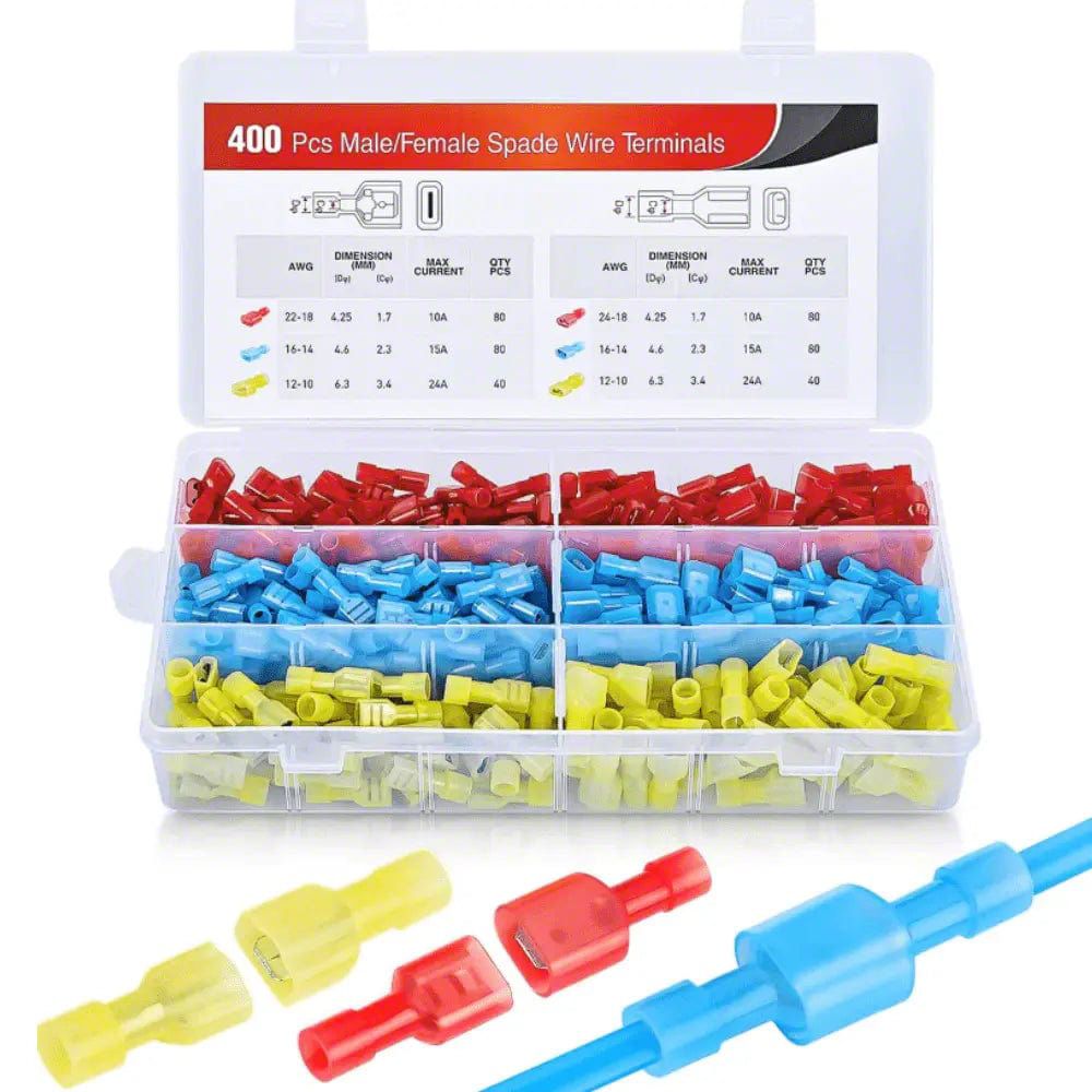 Universal AM Spade Nylon Quick Disconnect Terminals; 400-Pieces - Free ...