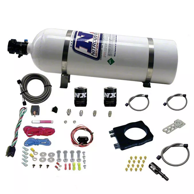 Nitrous Express Challenger HEMI 90mm Nitrous Plate System; 15 lb ...