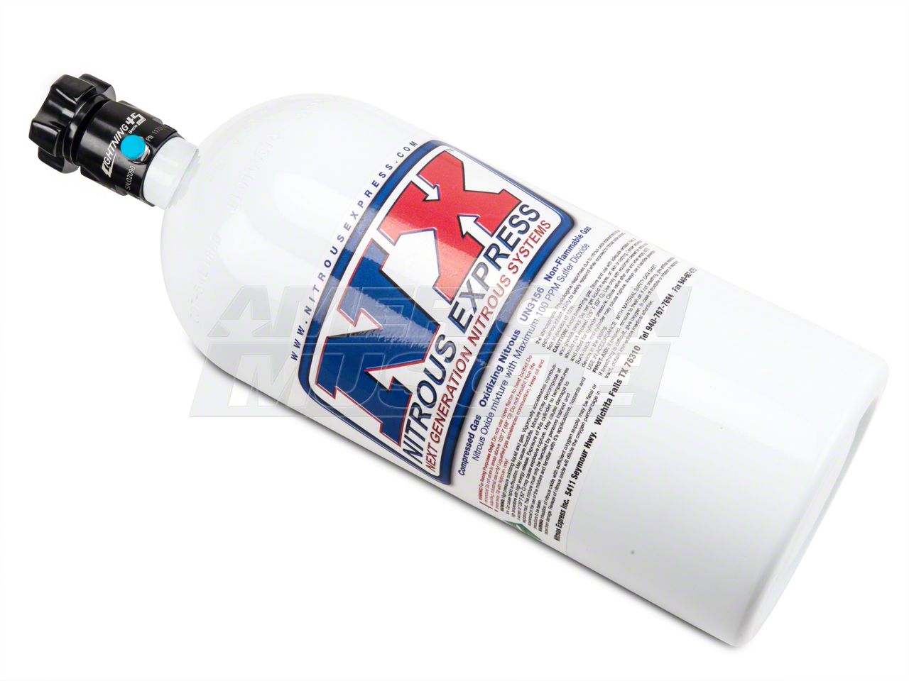 Nitrous Express Mustang 3-Valve Nitrous Plate System; 10 lb. Bottle ...