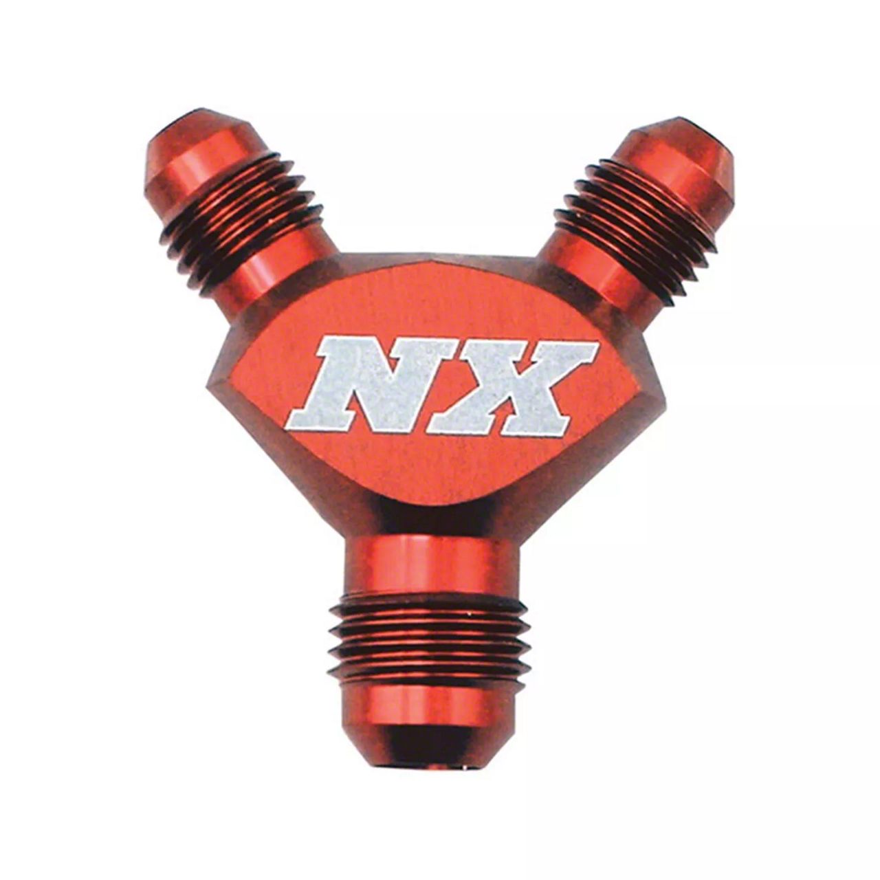 Nitrous Express Universal AM Billet Pure-Flo Y Fitting; 4AN x 4AN x 4AN ...