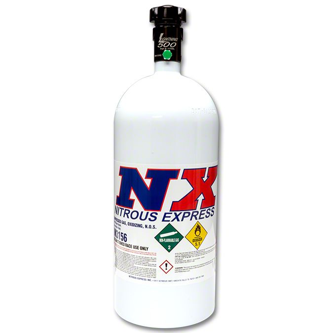 Nitrous Express Universal AM Nitrous Bottle with Lightning 500 Valve ...