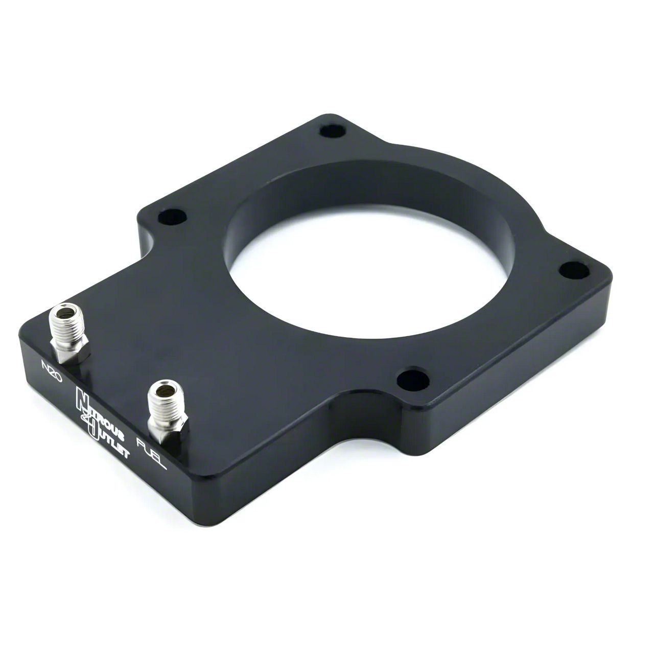 Nitrous Outlet Corvette 90mm FAST Intake Plate System; 15 lb. Bottle 00 ...