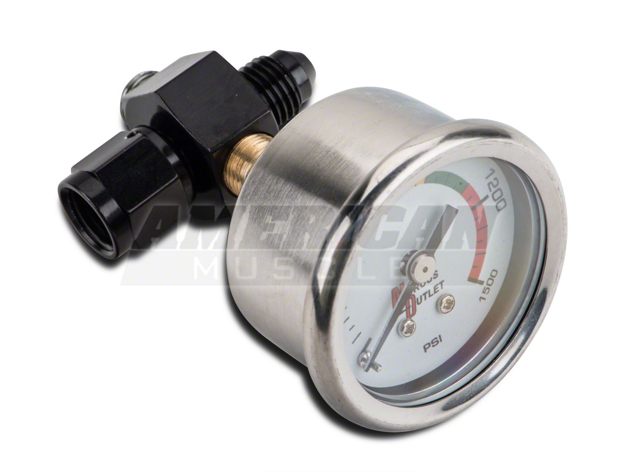 Nitrous Outlet Mustang Bottle Pressure Gauge; 4AN 00-63001-4 (79-25 ...