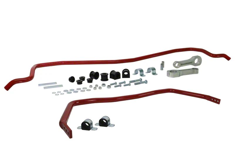 Nolathane Mustang Adjustable Front and Rear Sway Bars REV013.0032 (11 ...