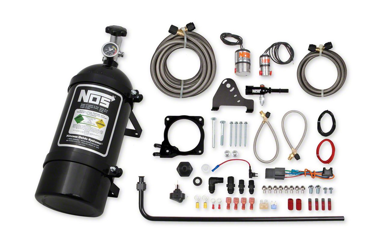 NOS Challenger Plate Wet Nitrous System; Black Bottle 05182BNOS (11-23 ...