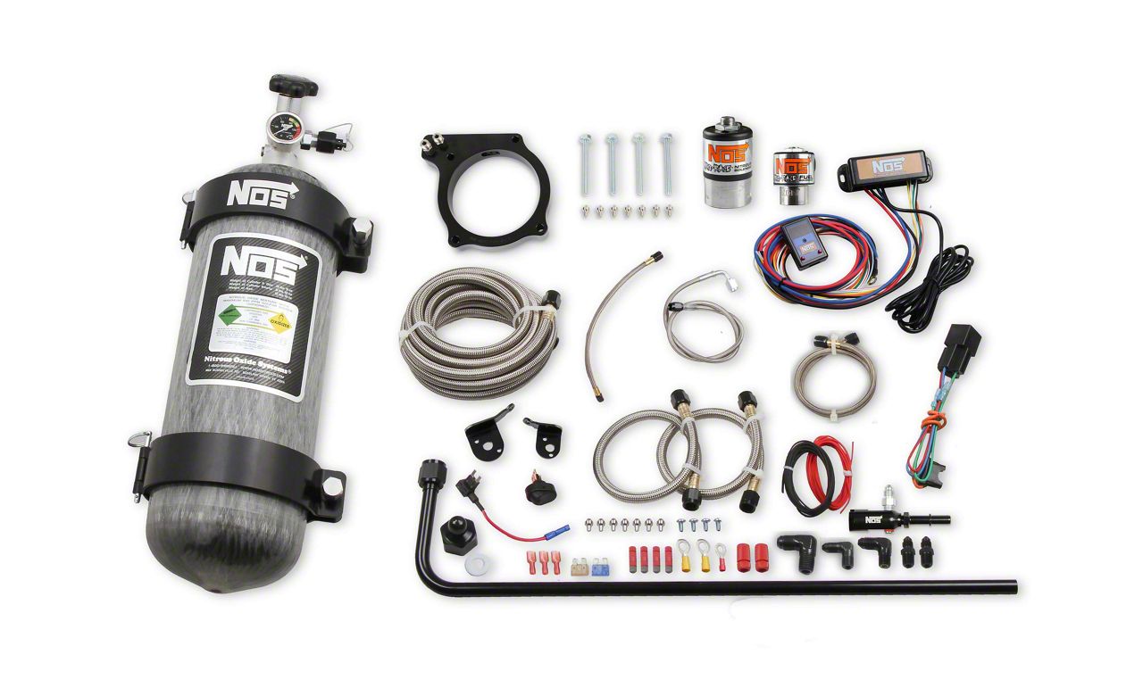 NOS Challenger Plate Wet Nitrous System; Carbon Fiber Bottle 05212NOS ...