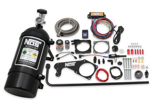 NOS Charger Plate Wet Nitrous System; Black Bottle 05183BNOS (06-08 5 ...