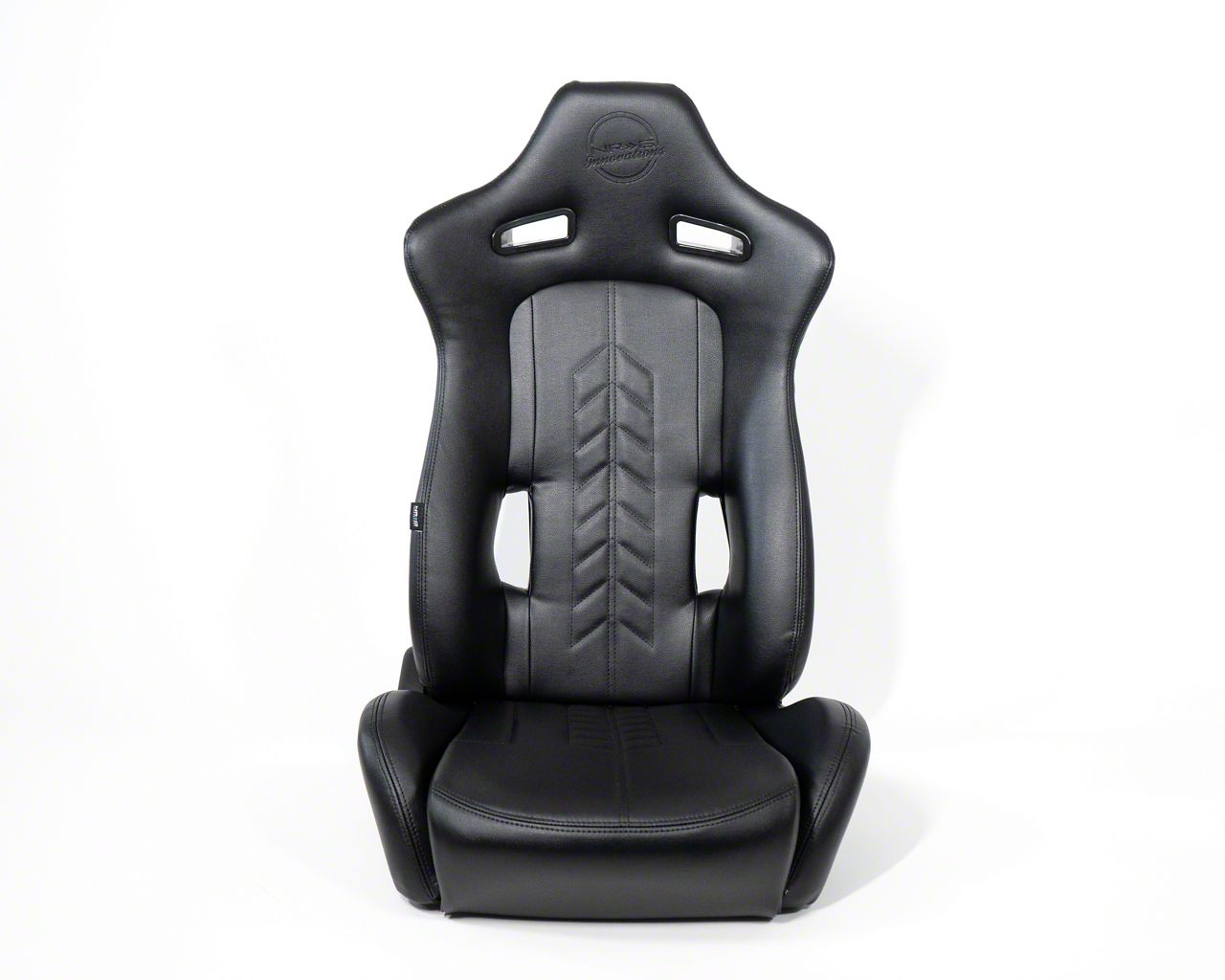 NRG Innovations Challenger The Arrow Reclinable Racing Seats; Black ...