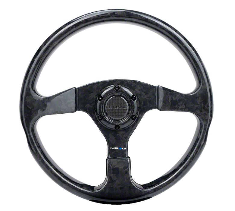 NRG Innovations Charger Sport 350mm Forged Carbon Fiber 3-Inch Deep ...