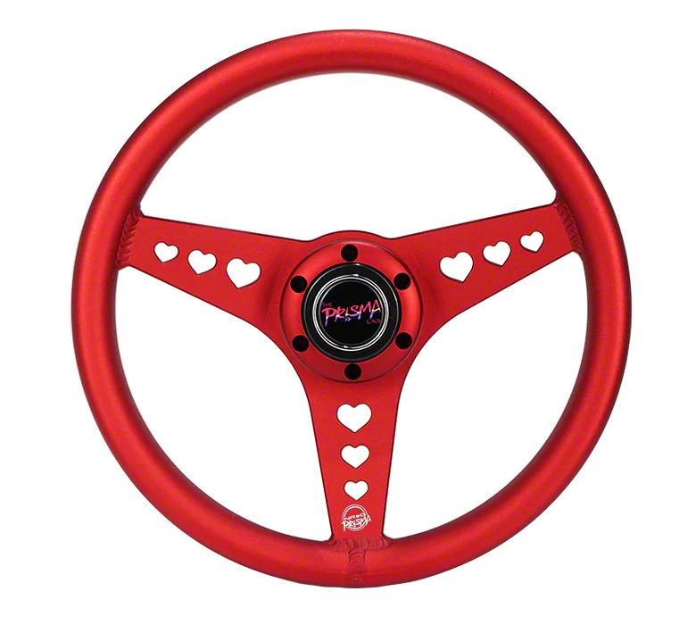 NRG Innovations Corvette All Aluminum 330mm Steering Wheel with Heart ...
