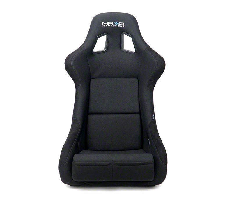 NRG Innovations Corvette Carbon Fiber Bucket Seat; Large; Gold RSC ...