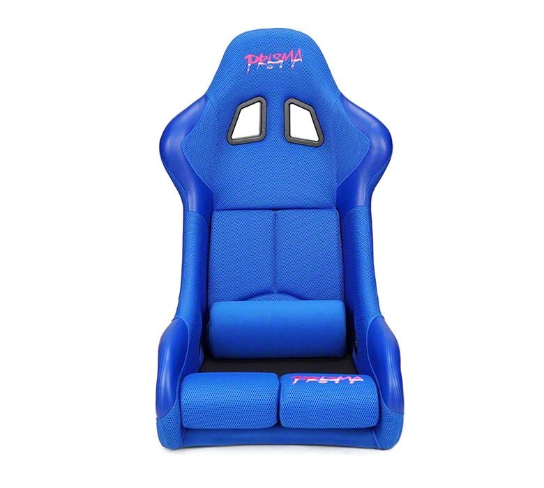 NRG Innovations Corvette Prisma FIA Large Bucket Seat; Blue Cloth FRP ...