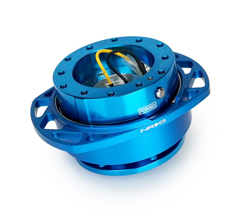 NRG Innovations Corvette Steering Wheel Hub Quick Release; Blue with ...