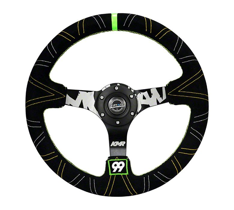 NRG Innovations Challenger Kyle Mohan Signature 350mm Steering Wheel ...