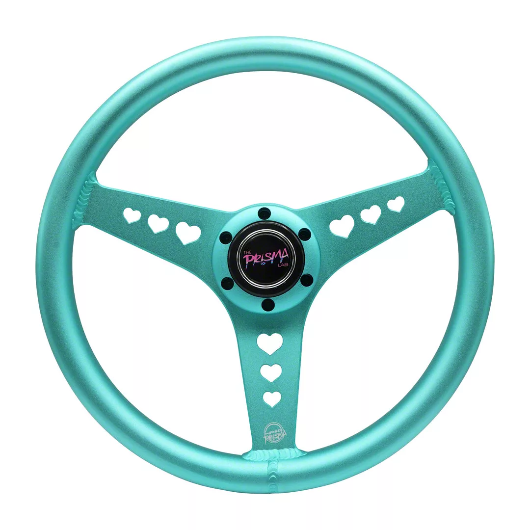 NRG Innovations Universal AM All Aluminum 350mm Steering Wheel; Heart ...
