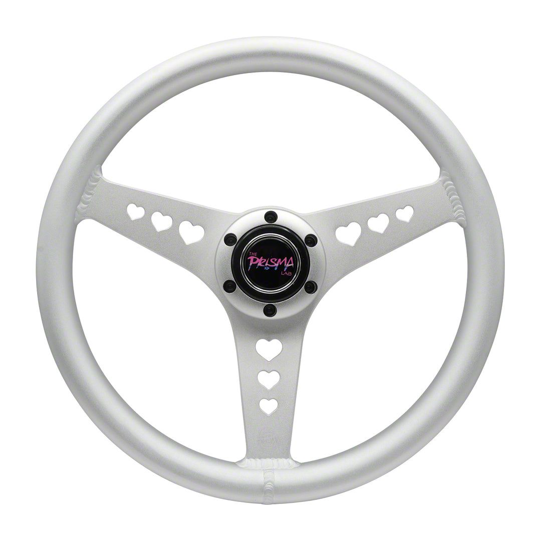 NRG Innovations Universal AM All Aluminum 350mm Steering Wheel; Heart ...