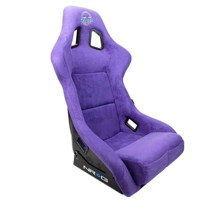 NRG Innovations Universal AM Prisma X-Large Bucket Seat; Purple Mirco ...