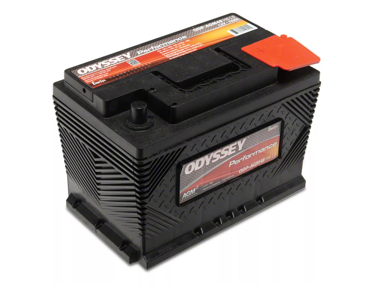 Odyssey Battery Camaro Performance Series AGM Battery; Group 48 ODP-AGM48 H6 L3 (14-15 Camaro Z ...